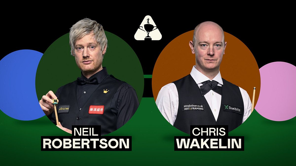 Snooker: World Championship - 2025 Live: Neil Robertson v Chris Wakelin ...