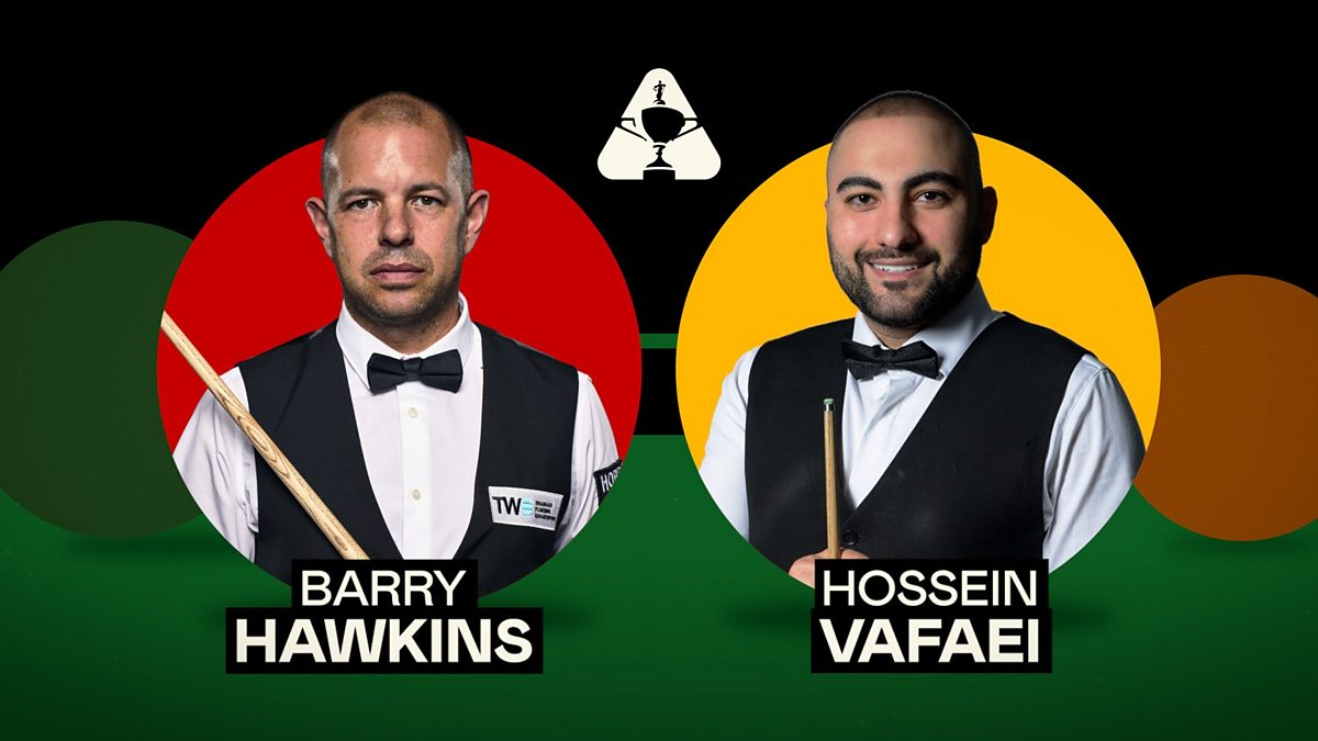 Snooker: World Championship - 2025 Live: Barry Hawkins v Hossein Vafaei ...