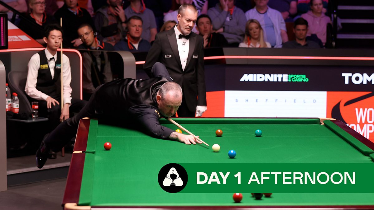 Snooker: World Championship - 2025: Day 1, Afternoon Session - BBC iPlayer