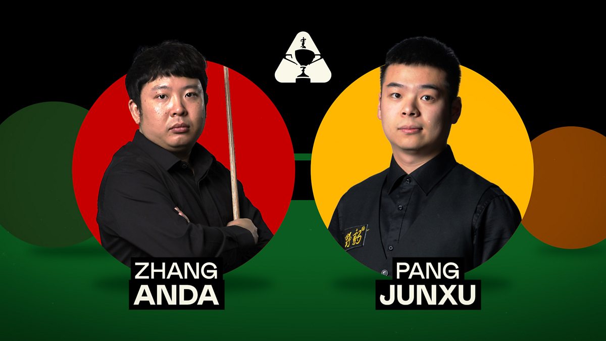 Snooker: World Championship - 2025 Live: Zhang Anda v Pang Junxu ...