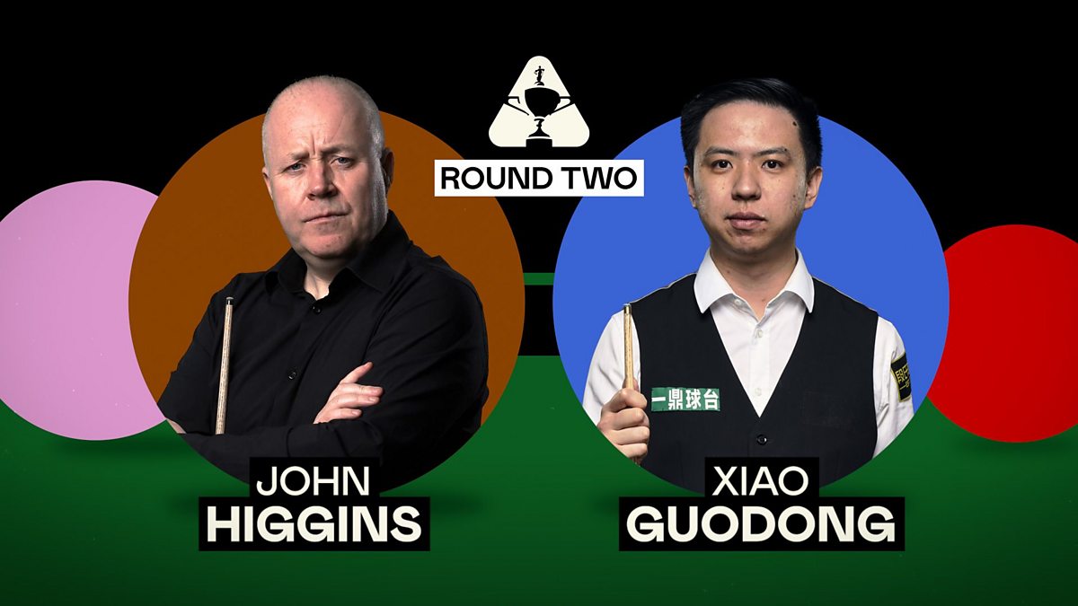 Snooker: World Championship - 2025 Live: John Higgins v Xiao Guodong - Table Two - Afternoon ...