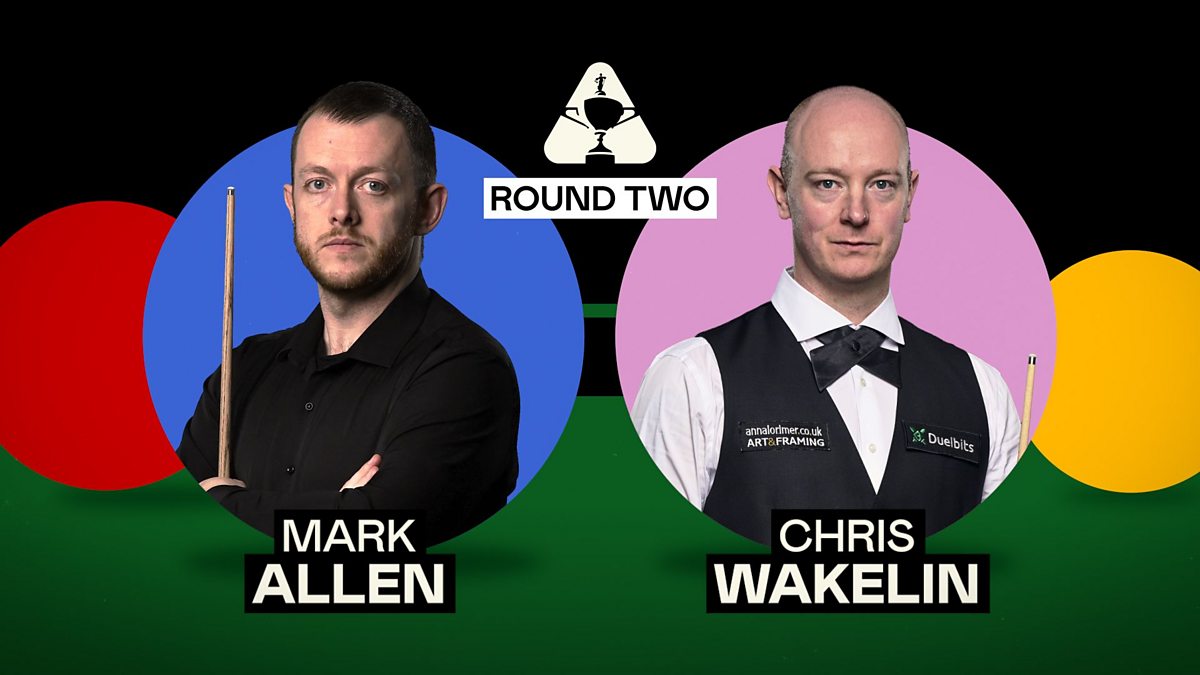 Snooker: World Championship - 2025 Live: Mark Allen v Chris Wakelin ...