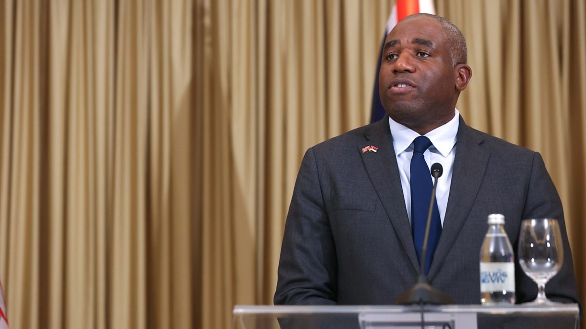BBC News - David Lammy Meets Qatari Prime Minister