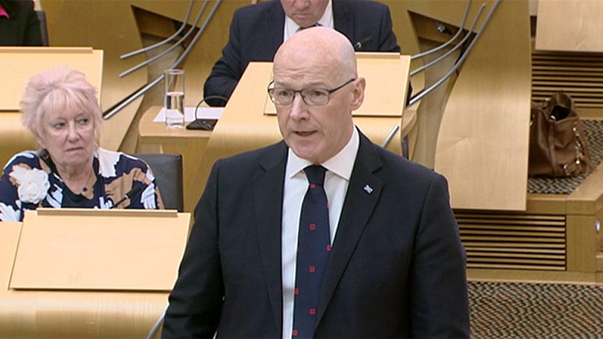 BBC Parliament - Scottish First Minister's Questions, 08/05/2025
