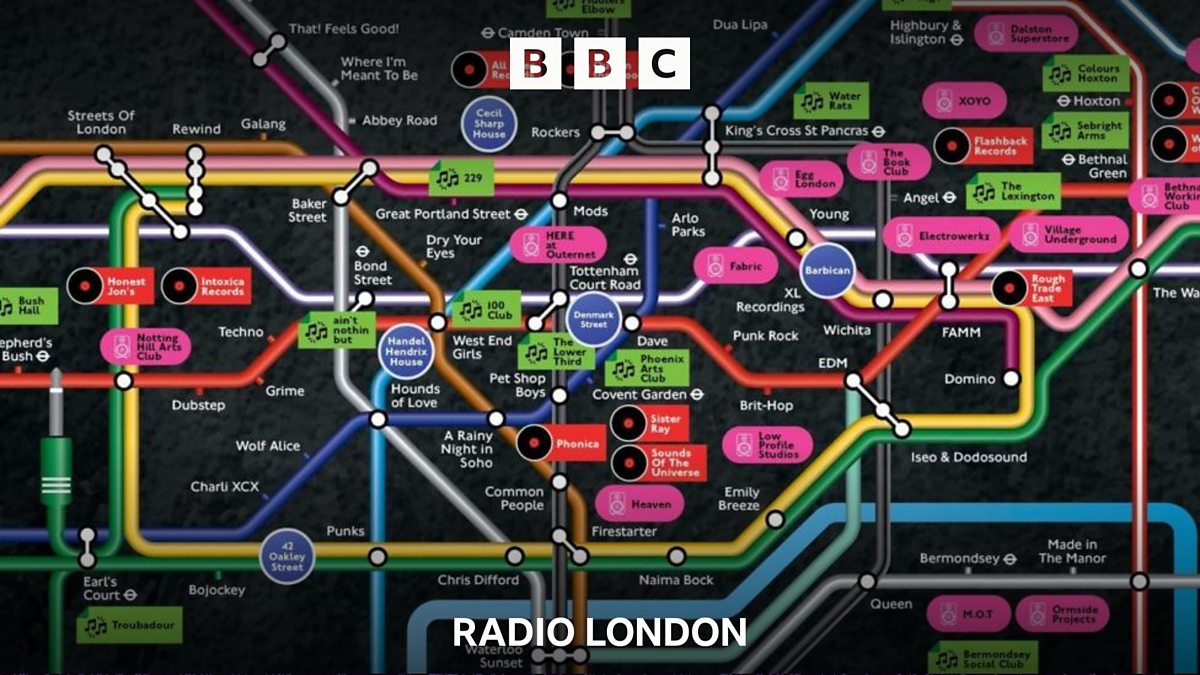 BBC Radio London - BBC Radio London, How new tube map celebrates London ...
