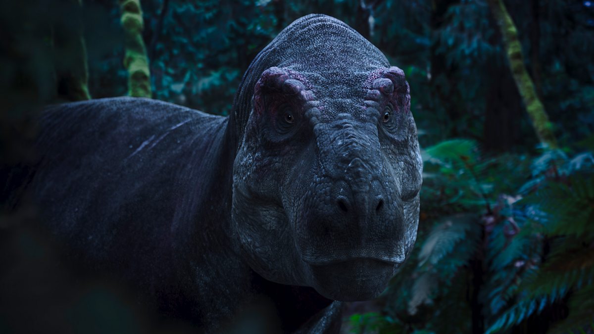 BBC One - Walking With Dinosaurs, Series 1, The Orphan, The T. rex hunts at night