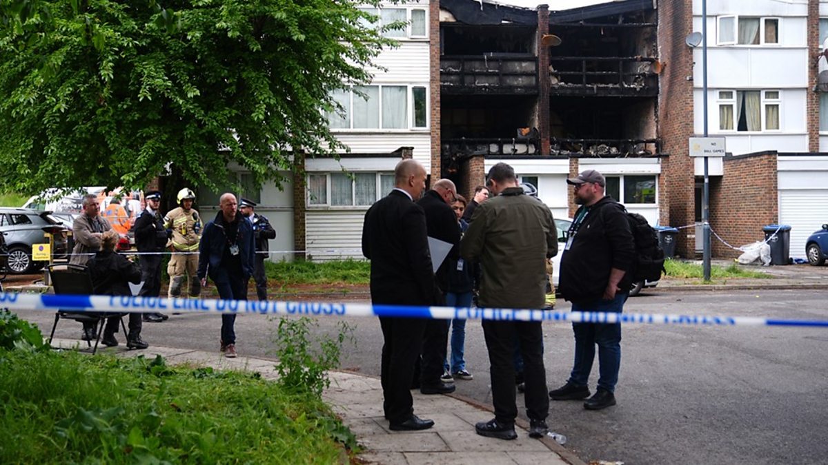 BBC News - Four Killed In Brent House Fire