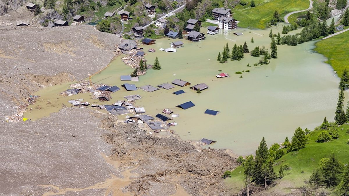 BBC News - Swiss Village Of Blatten Destroyed