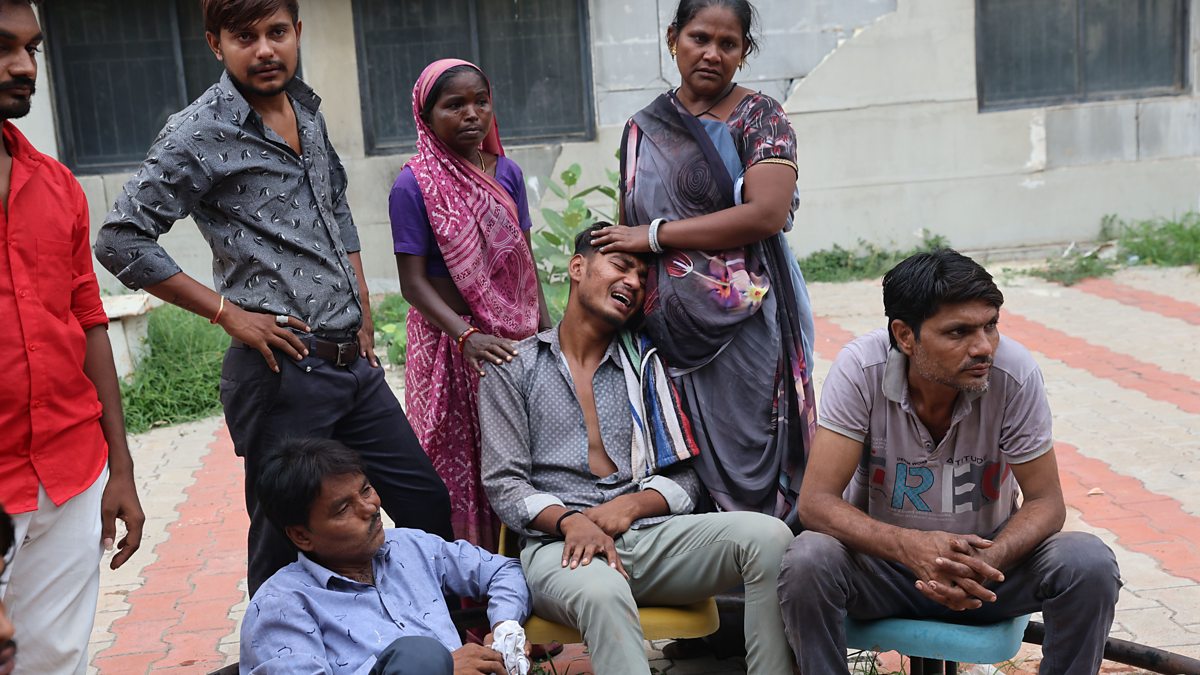 BBC News - Investigators Search Wreckage Of Air India Plane Crash