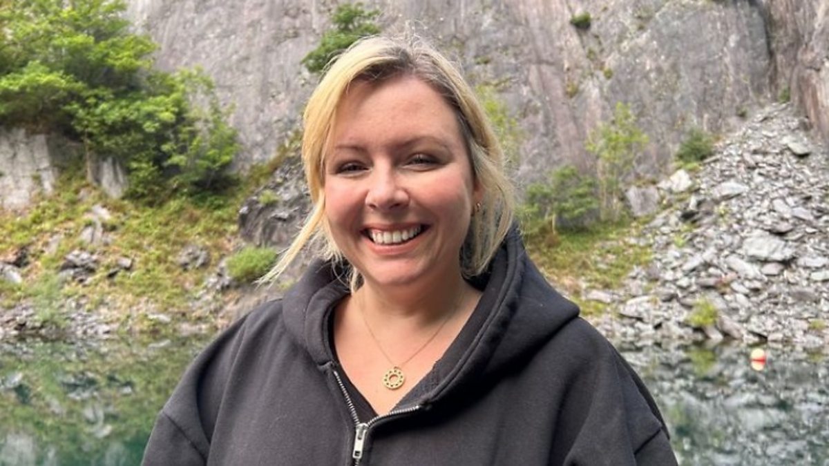 BBC Radio Cymru - Aled Hughes, ScubaScape yn Chwarel Vivian, Llanberis.