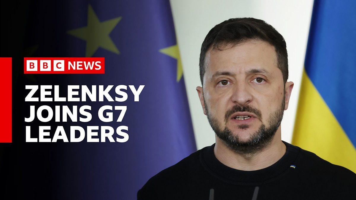 BBC News - Zelensky attends G7 Leaders' Summit