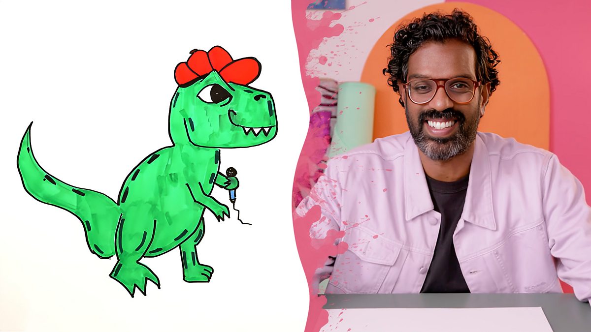 Go Get Arty - Drawalongs: 2. Romesh Ranganathan - BBC iPlayer
