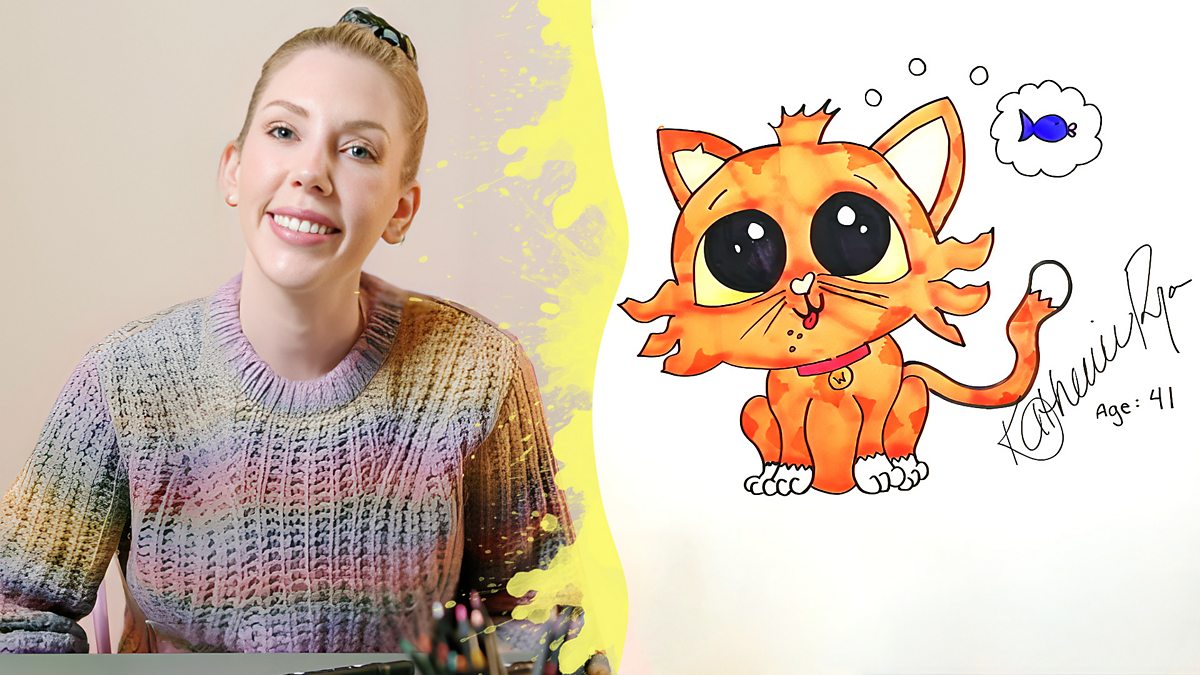 Go Get Arty - Drawalongs: 7. Katherine Ryan - BBC iPlayer