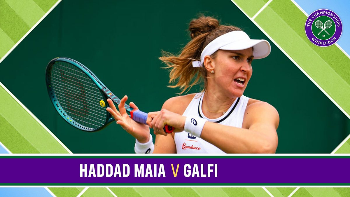 Wimbledon - Court 7: Haddad Maia v Galfi - BBC iPlayer