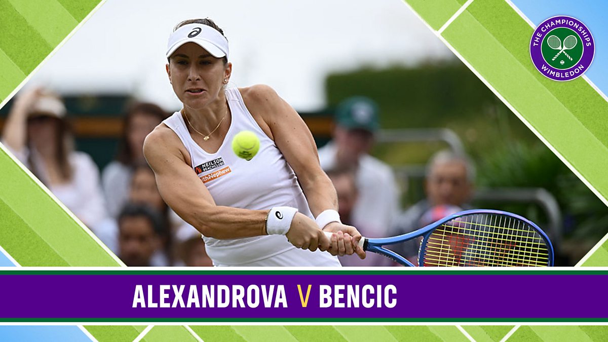 Wimbledon - BBC Two: Alexandrova v Bencic - BBC iPlayer