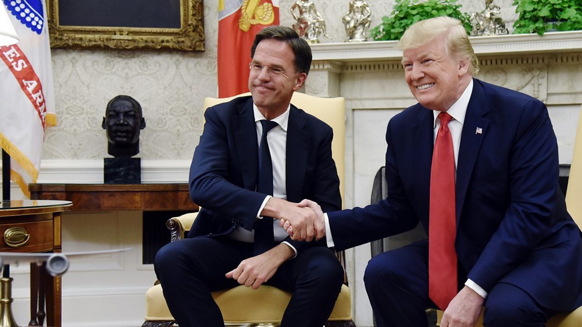 BBC News - Donald Trump Meets With Nato Chief On Ukraine