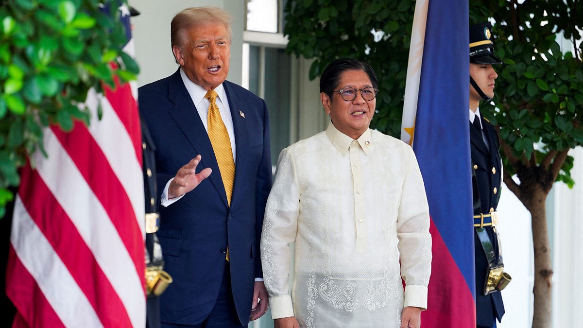 BBC News - Trump Meets Philippines President Marcos Jr