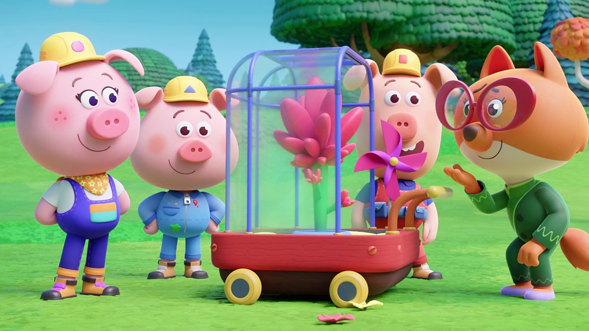 Piggy Builders - Series 1: 8. Green Thumb - Audio Described - BBC iPlayer
