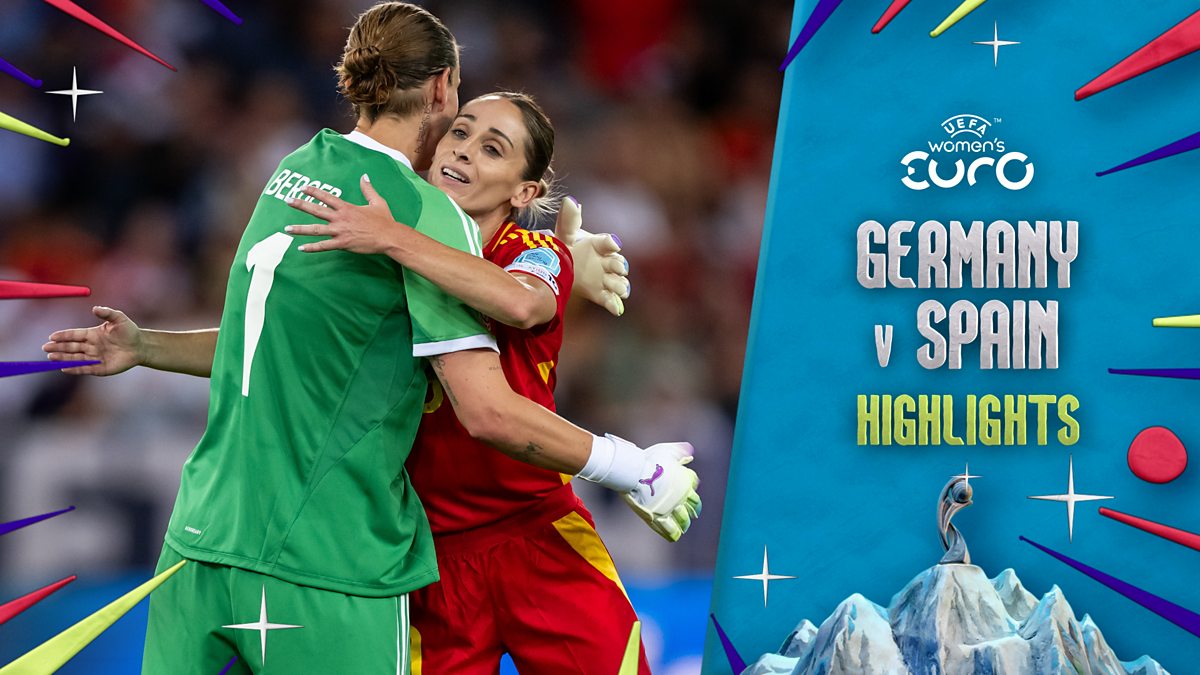 BBC Sport - Women's Euro 2025, Germany v Spain highlights