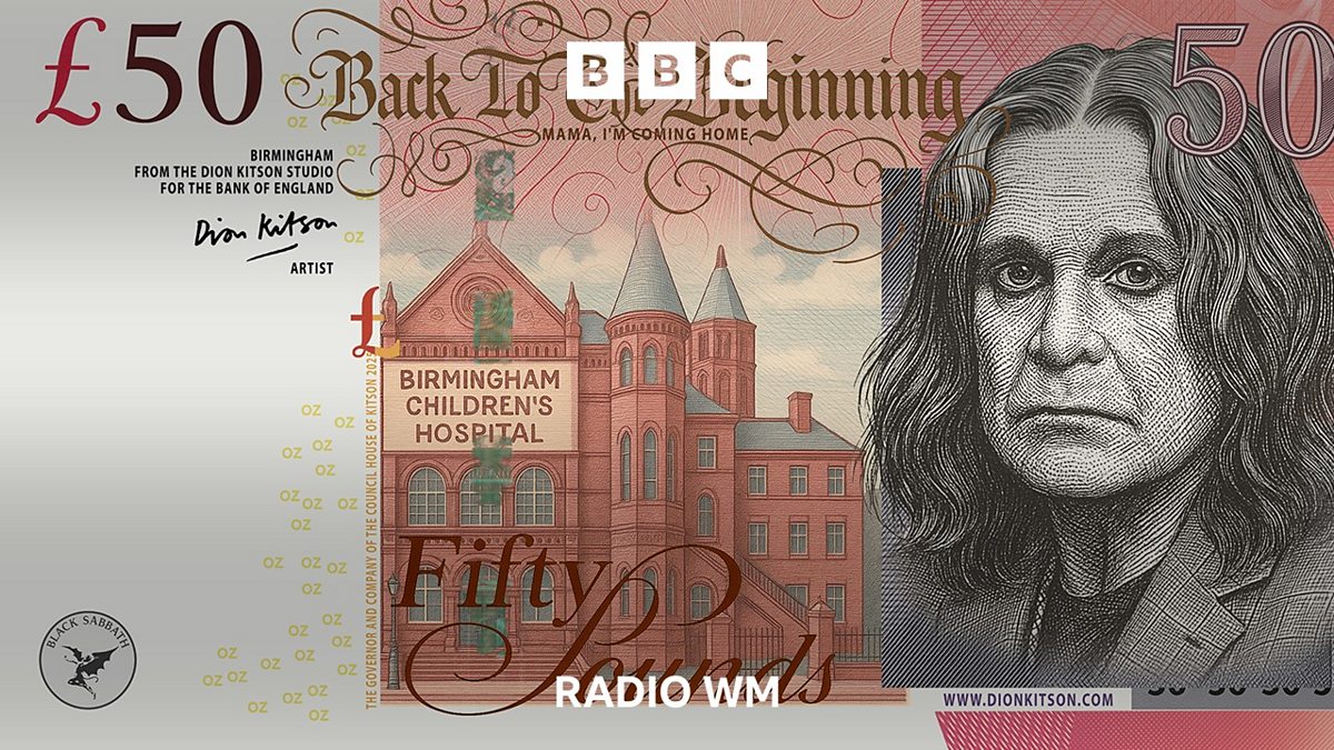 BBC Radio WM - BBC Radio WM, Dudley artist creates Ozzy Osbourne Bank Notes