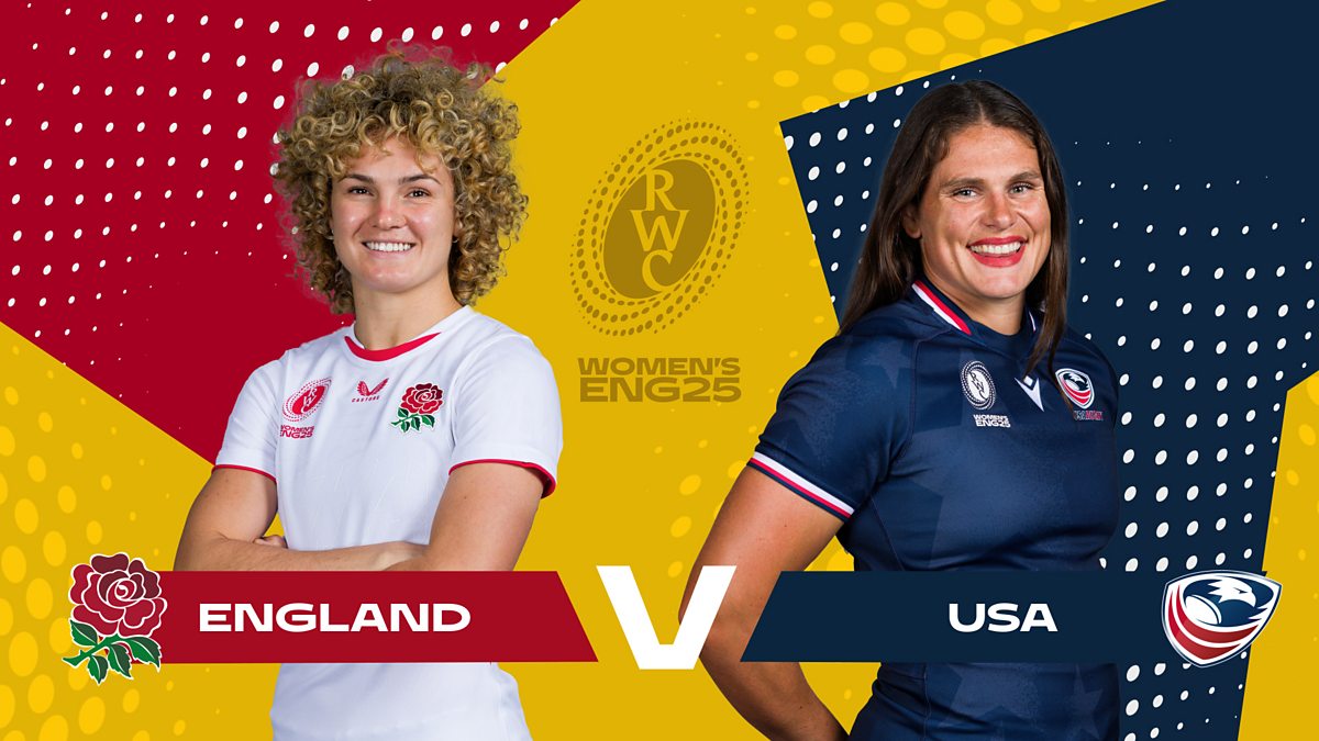 BBC Sport - Women's Rugby World Cup 2025, Group Stage, England v USA ...