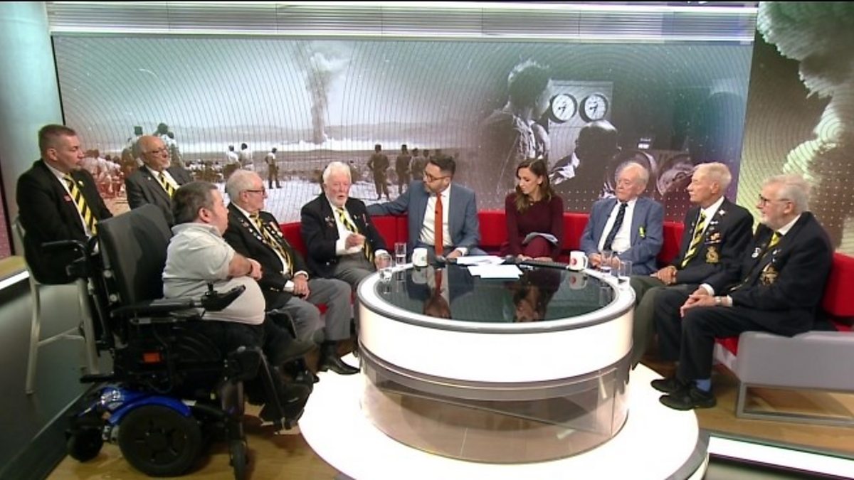 BBC News - Nuclear Test Veterans Campaign For Recognition