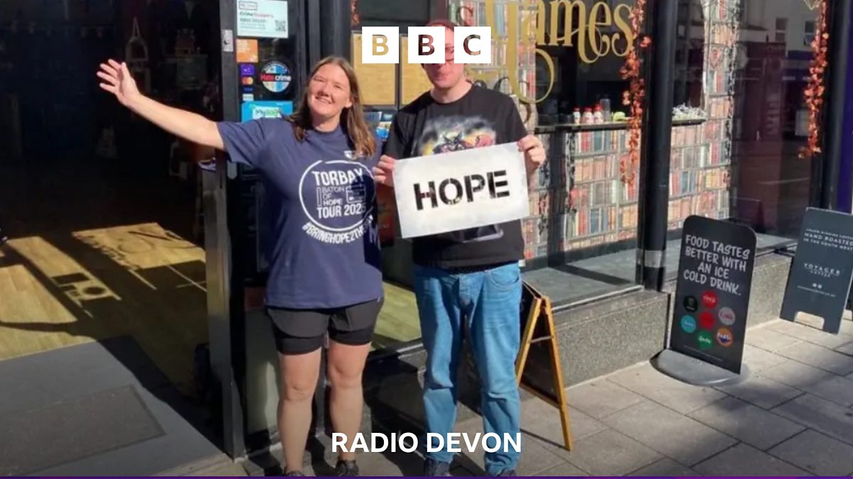 BBC Radio Devon - BBC Radio Devon, The Baton Of Hope reaches Torbay