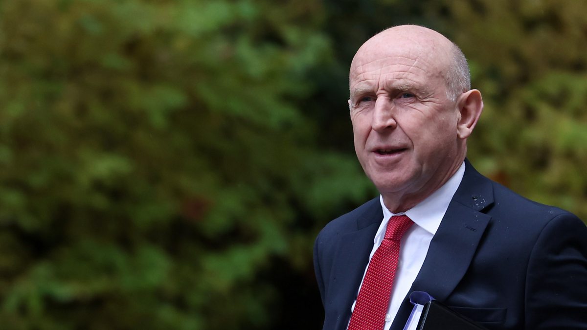 BBC News - John Healey Speaks At Defence Lecture