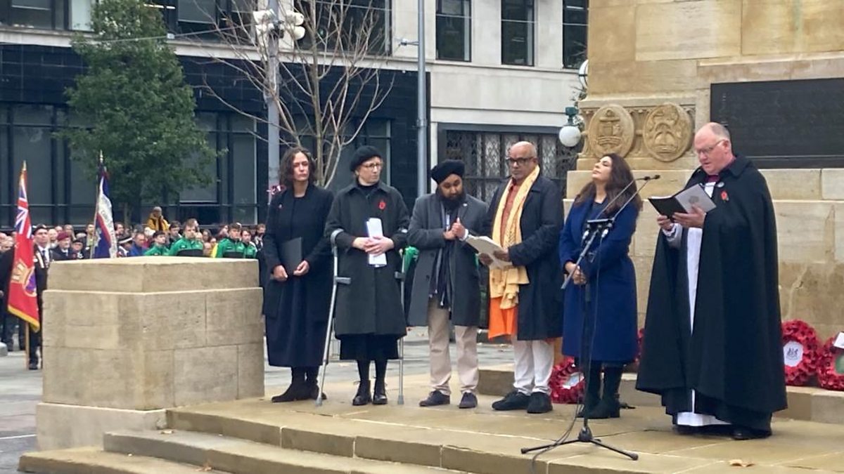 BBC Radio Bristol - Martin Evans, Martin live from the Bristol cenotaph