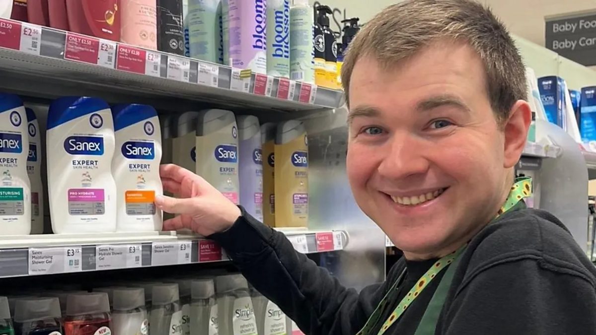 BBC News - Autistic Man Starts New Job After Waitrose Rejection