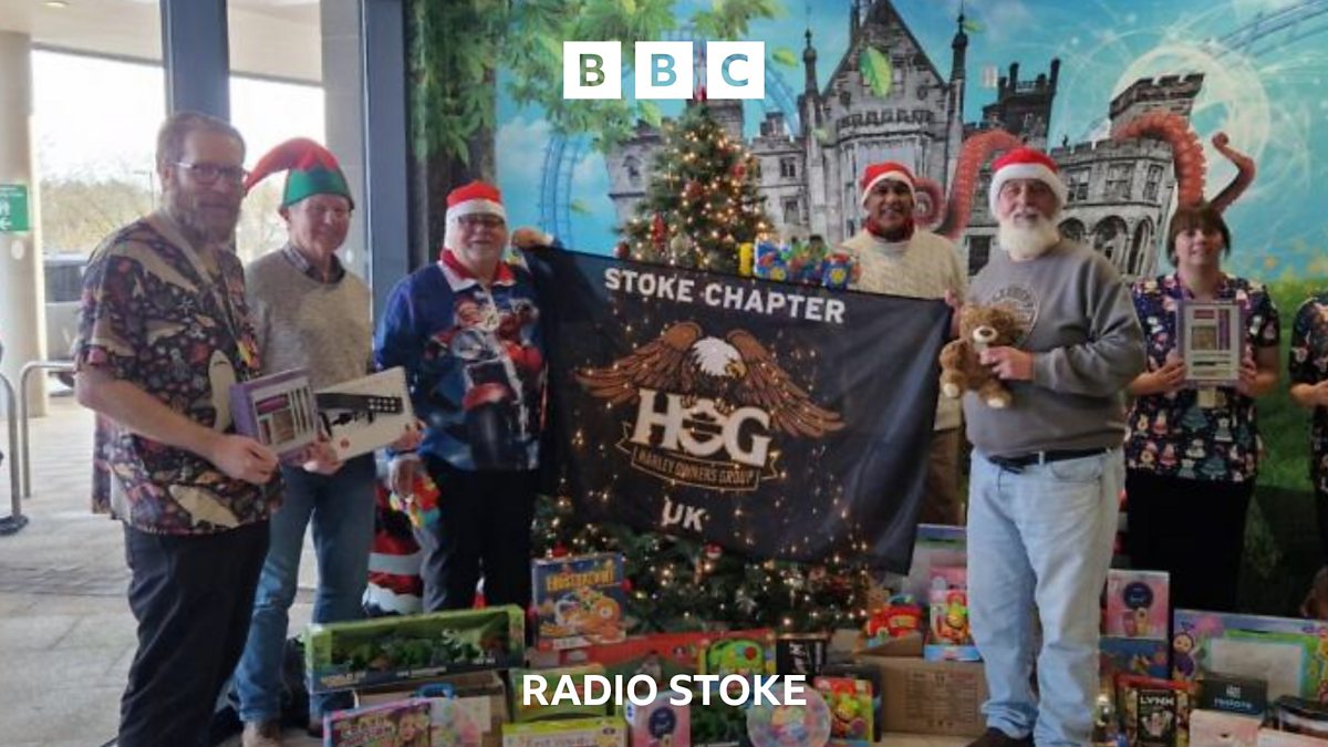 BBC Radio Stoke - BBC Radio Stoke, Bikers and Christmas presents