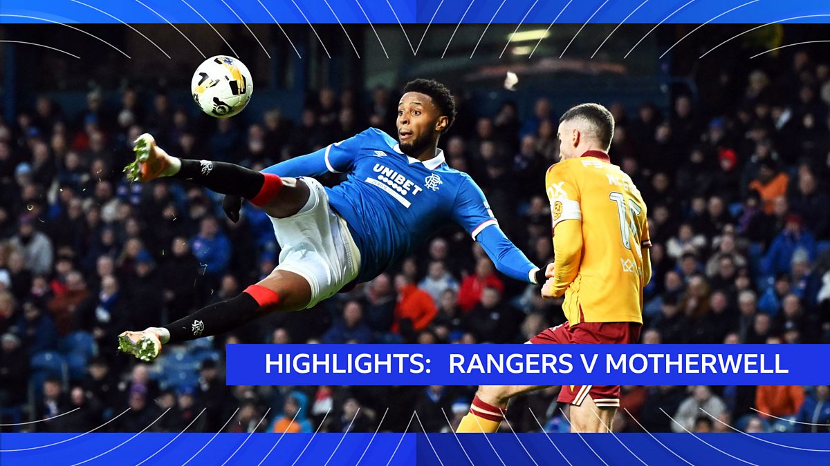 Sportscene: Premiership Highlights - 2025/26: Rangers v Motherwell ...