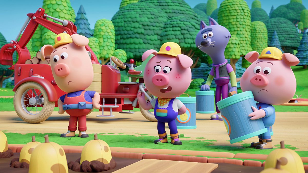Piggy Builders - Series 1: 39. Banananuts Harvest - BBC iPlayer