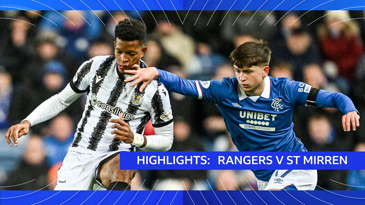 BBC Scotland - Sportscene: Premiership Highlights, 2025/26, Rangers v ...