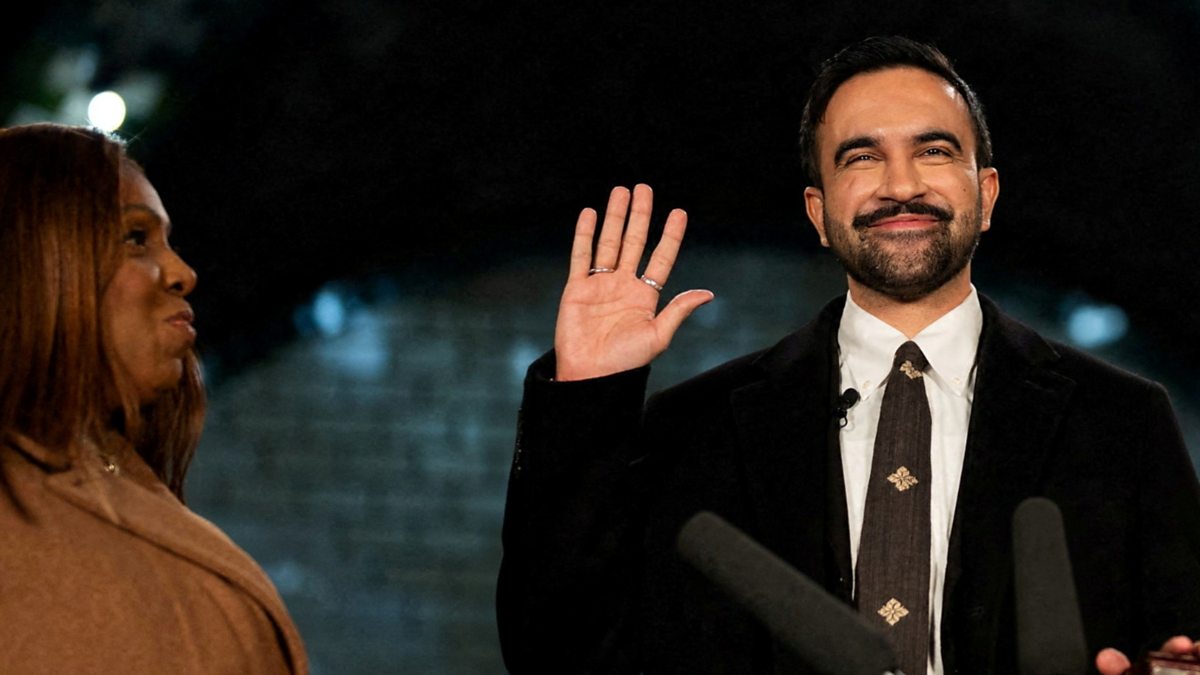 BBC News - Mamdani Sworn In As NYC Mayor