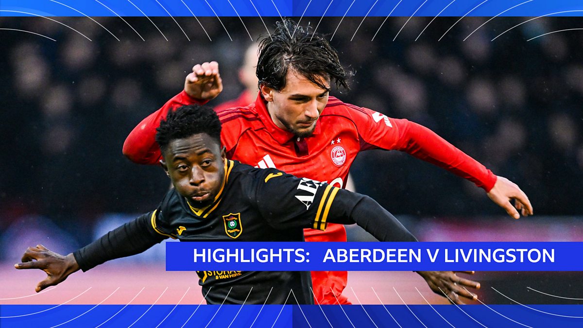 BBC Scotland - Sportscene: Premiership Highlights, 2025/26, Aberdeen v ...