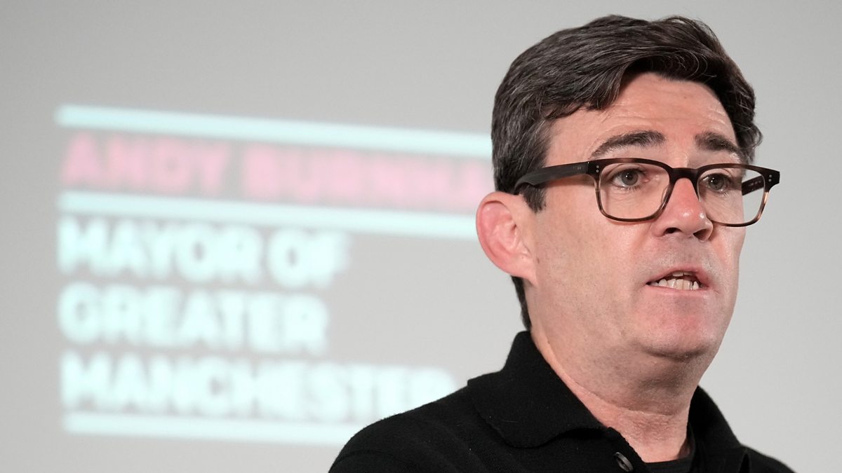 BBC News - Andy Burnham Blocked From Standing in By-Election