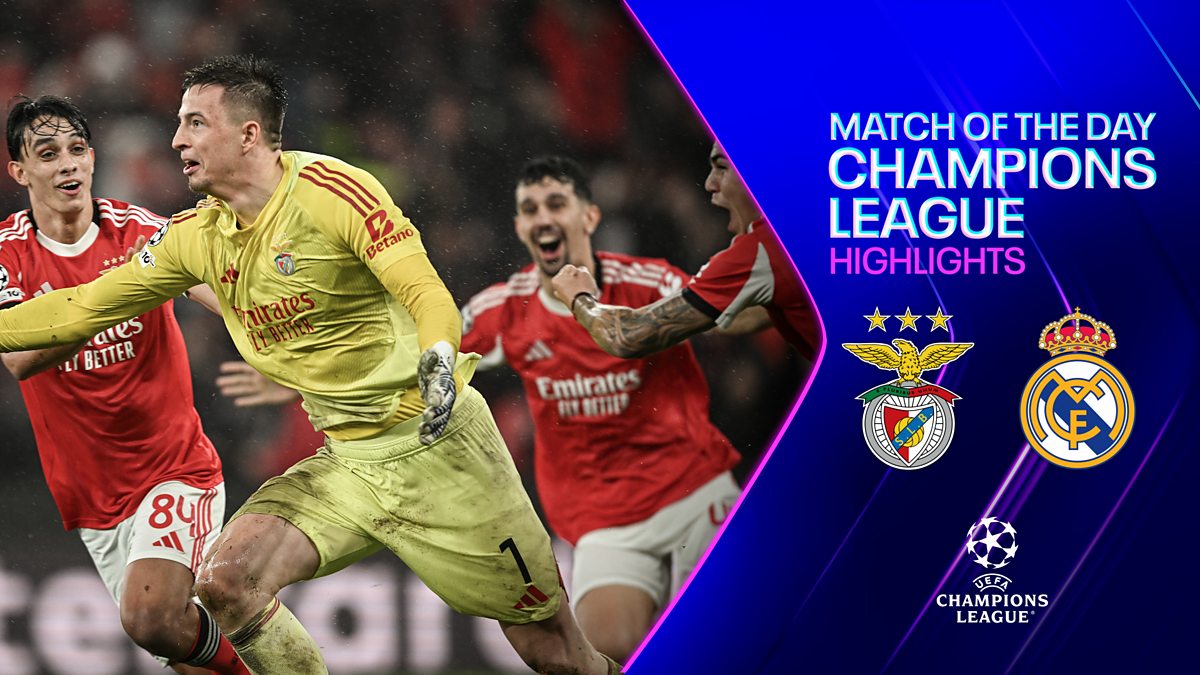 UEFA Champions League - 2025/26: Benfica v Real Madrid Highlights - BBC ...