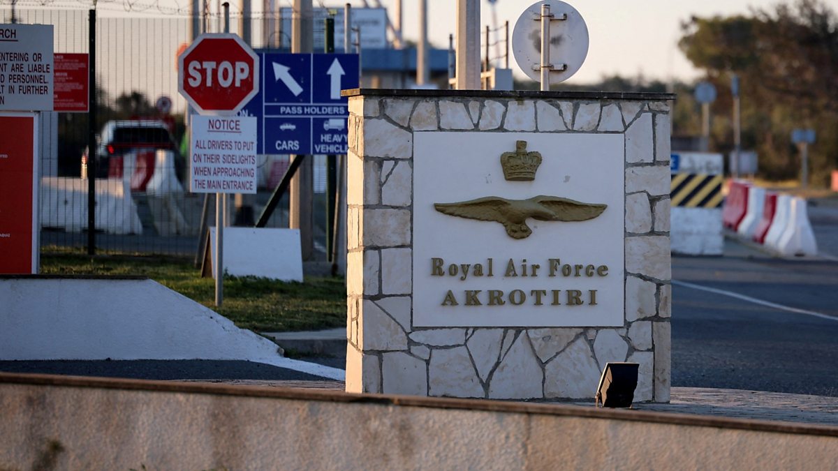 BBC News - Two Drones Intercepted Heading for RAF Base, Cyprus Says