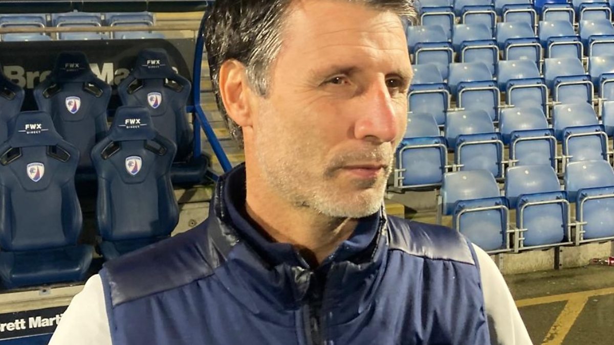 BBC Essex - Colchester United, Danny Cowley: 'We let each other down ...