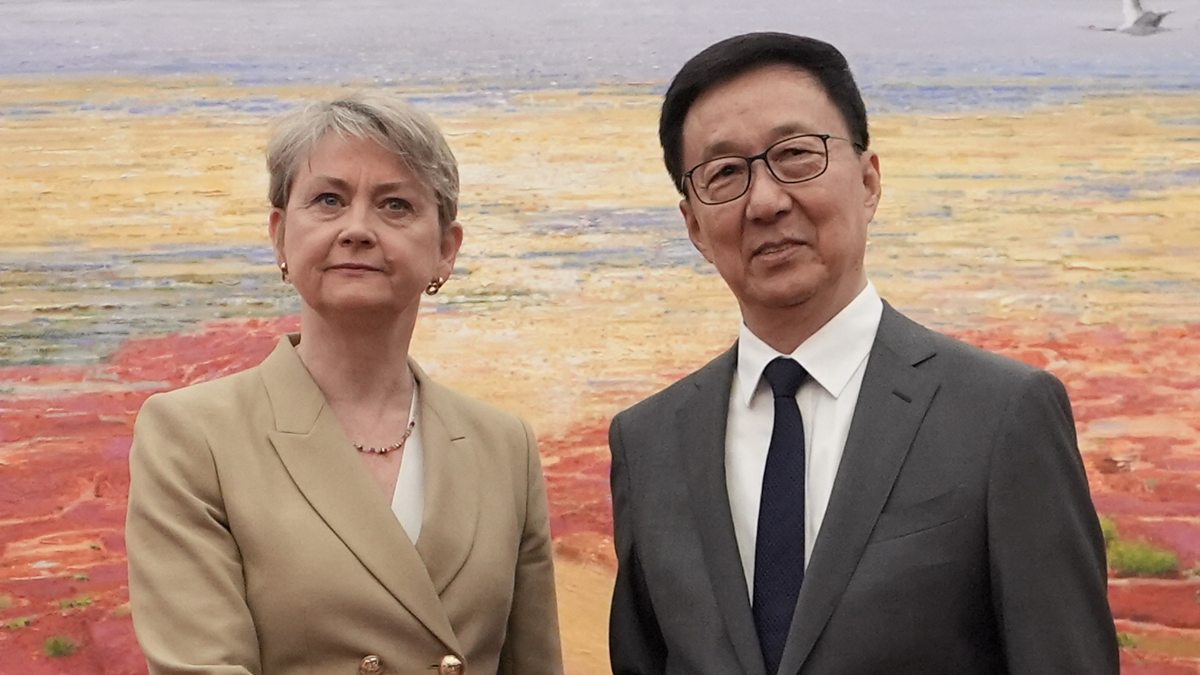 Yvette Cooper in China for Talks - BBC iPlayer