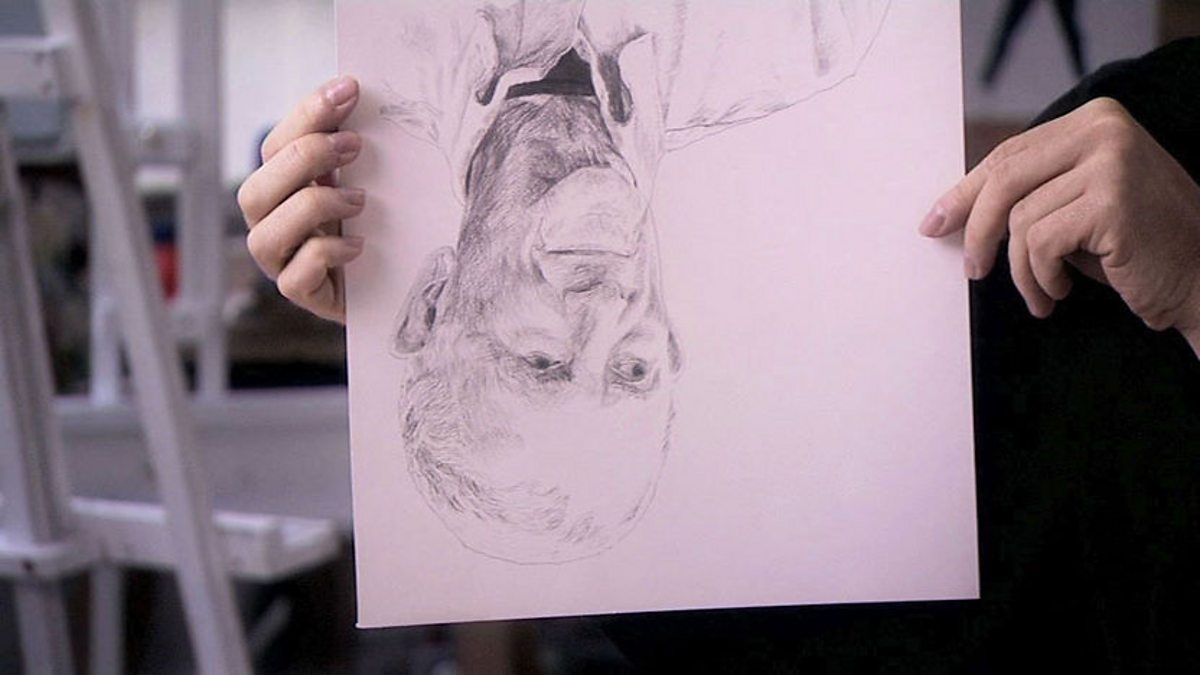 Upside down drawing - Areas of art and design: Video playlist - BBC ...