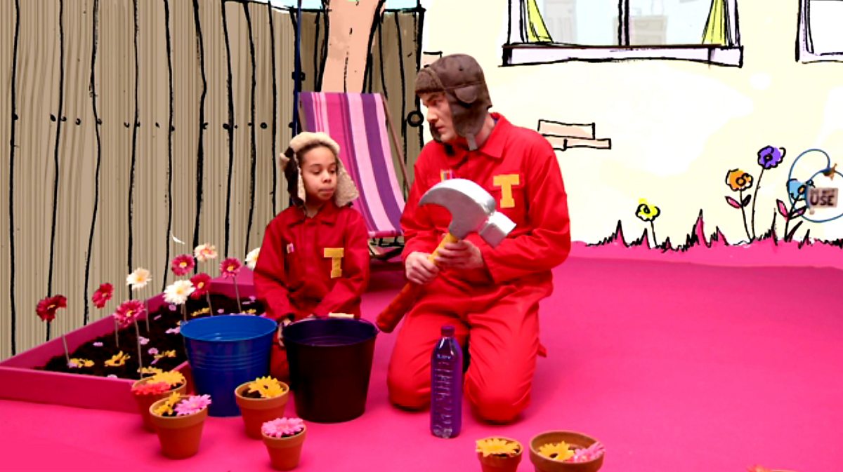 Maths KS1: Titch and Ted Do Maths: Fractions - BBC Teach