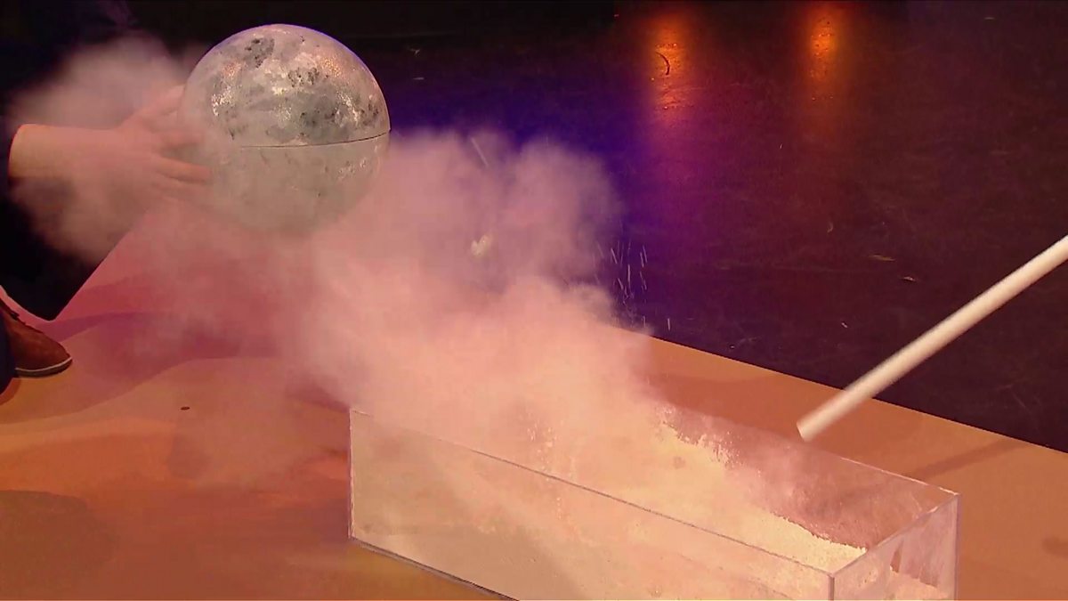 Physics KS3 / GCSE: Why Earth rock is found on the Moon - BBC Teach