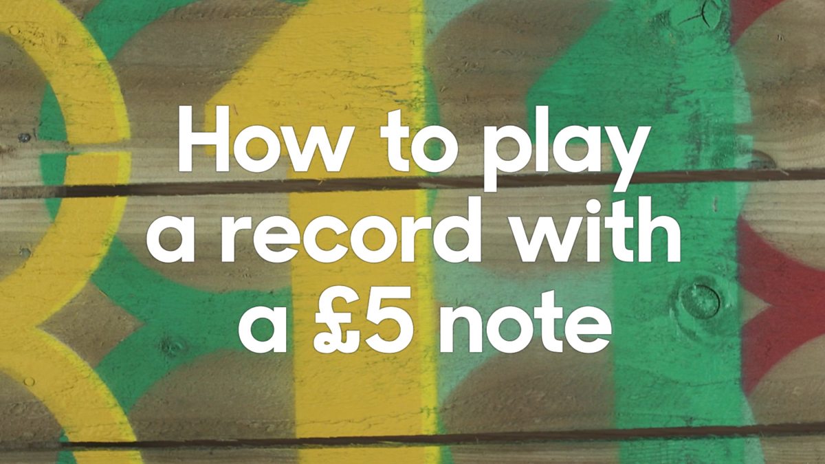 How to play a record with a £5 note guide for KS3 physics students ...