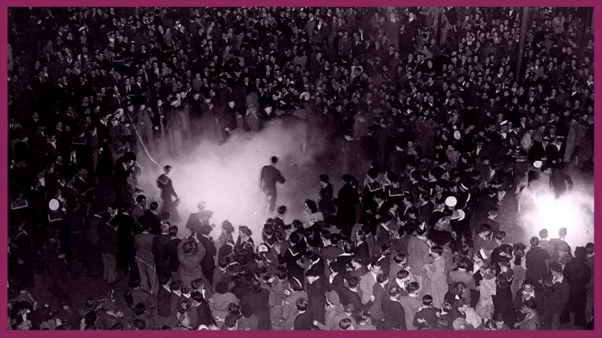 Primary History KS2: WW2 Clips. VJ Day celebrations - BBC Teach