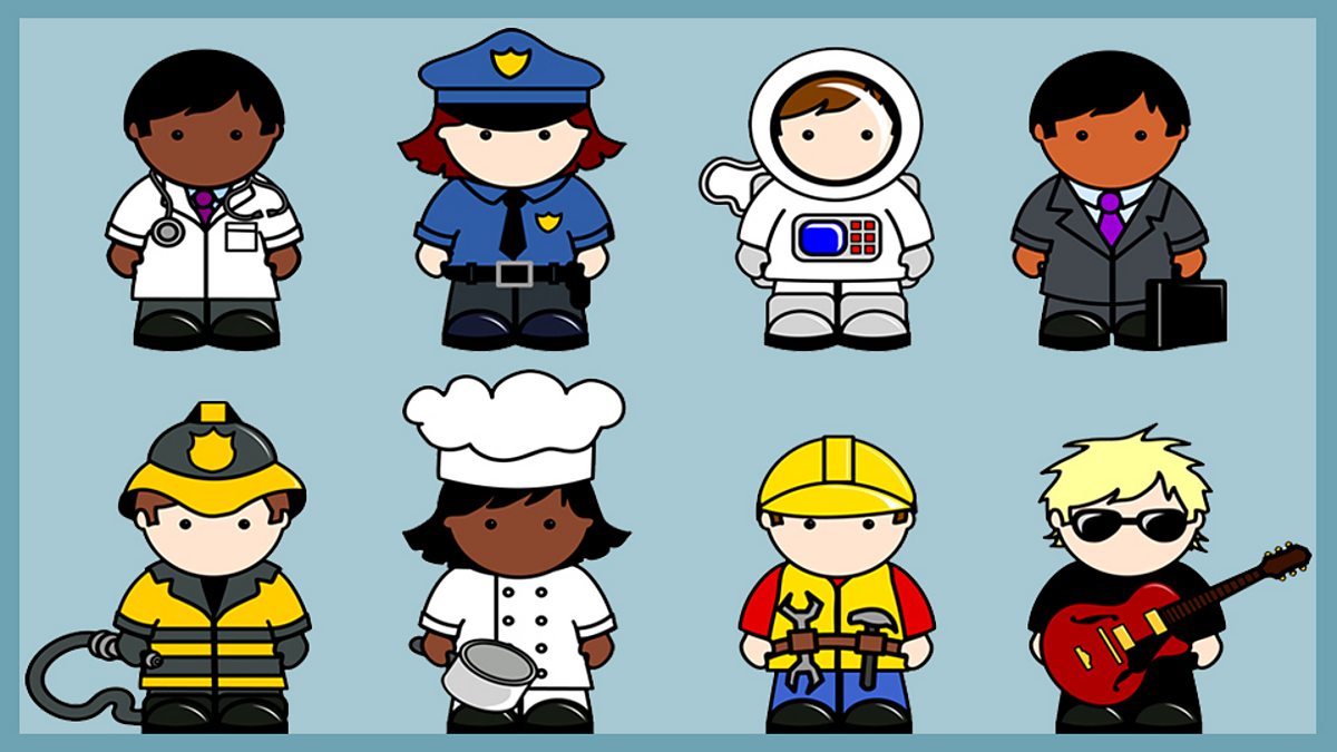 EYFS. Listening skills - 7: Jobs - BBC Teach