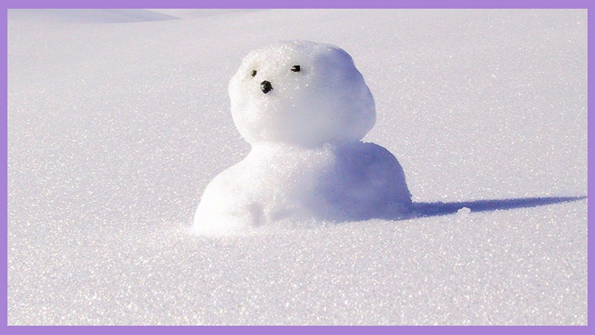 Snow world. 3: Let's make a snowman! - BBC Teach