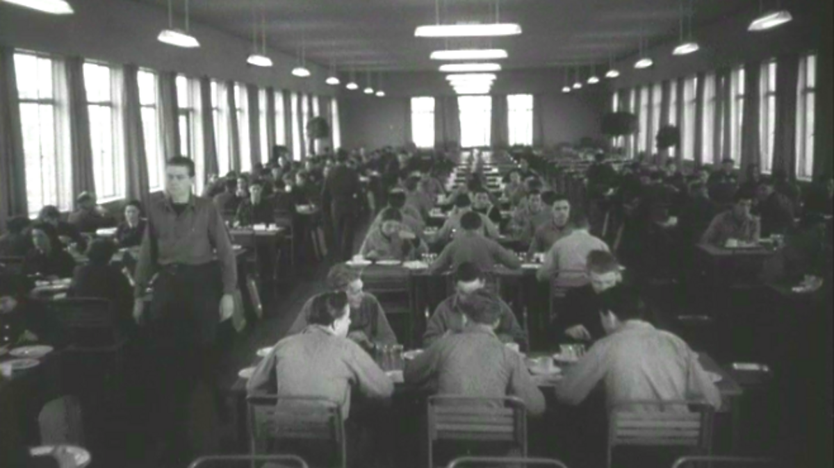 RAF Mess Hall - BBC Archive