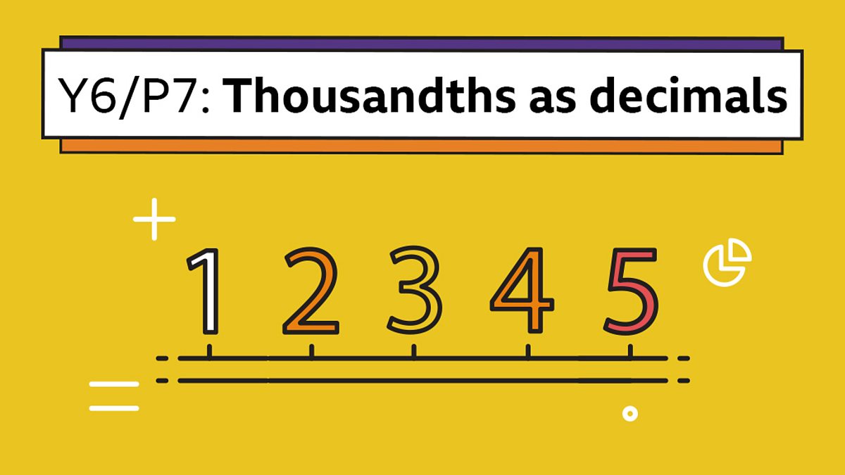 Thousandths As Decimals Maths Learning With BBC Bitesize BBC Bitesize